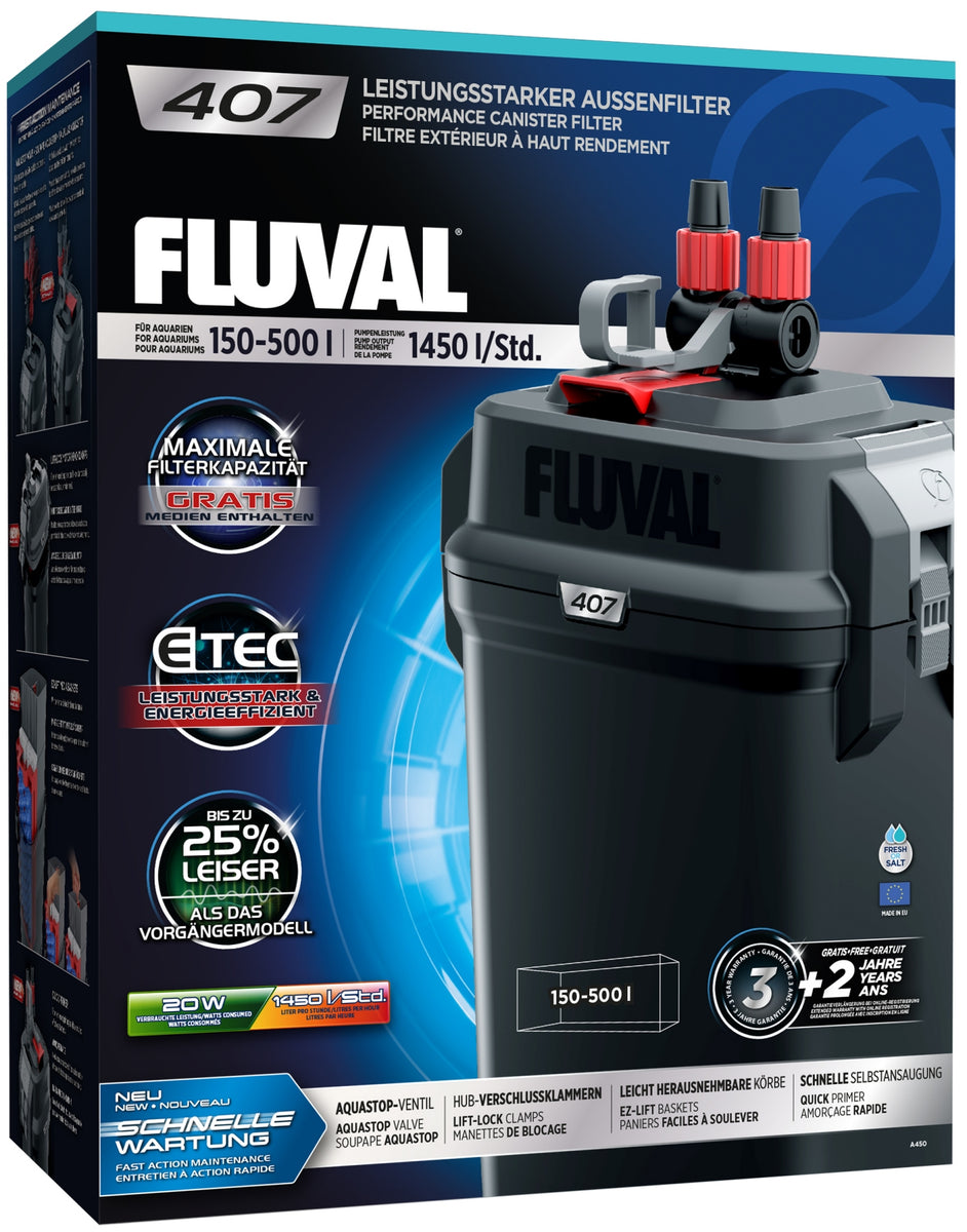 Fluval 407 filter – Octopus 8 aquatics Ltd